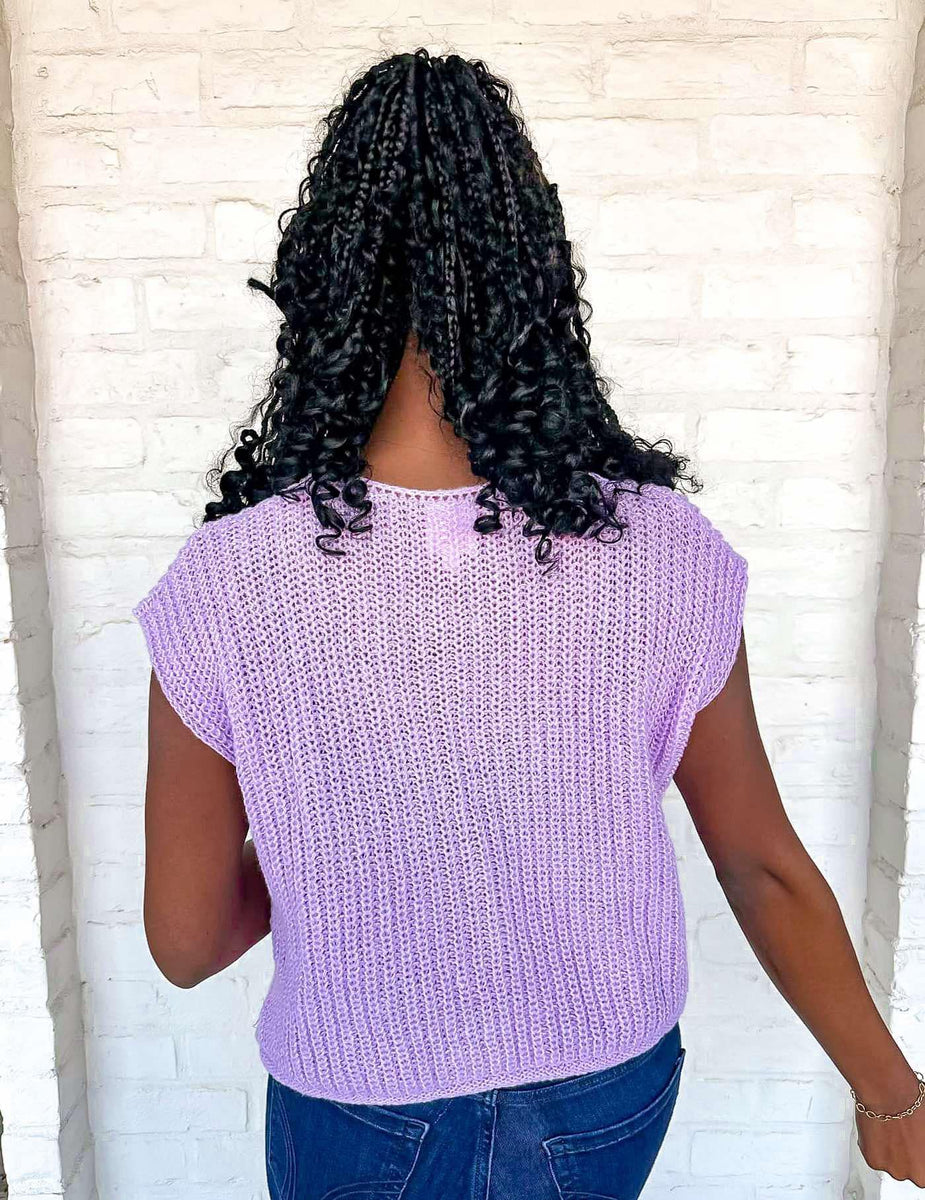 Feel The Love Purple Sleeveless Top – Shop Shoetique